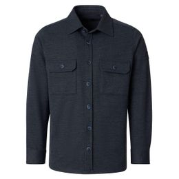 Casamoda Herren Hemdjacke "Casamoda Hemdjacke uni", grau, Gr. XXXL, 63% Polyester, 33% Viskose, 4% Elasthan, Jacken