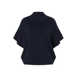 More & More More & More moderner, weiter Cape-Pullover in classic blue | Gr.: 38