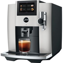 Jura Kaffeevollautomat "15482 S8 (EB)", B:34,8cm H:28cm T:44,6cm, silber, Kaffeevollautomaten, 27 Spezialit&auml;ten, Touch, Sweet Foam & Sirupaufsatz
