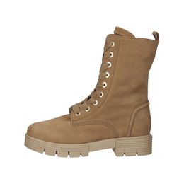 Gabor Damen Schn&uuml;rstiefelette "Gabor Stiefelette Nubukleder", Gr. 42, beige, Nubukleder, Schuhe