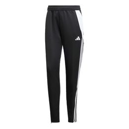 ADIDAS PERFORMANCE Workout Pants 'Tiro 24' female size XXS Black / White