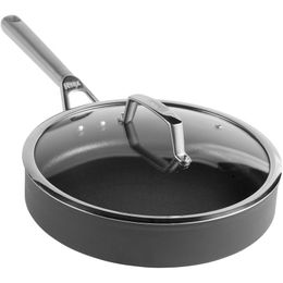 Ninja Bratpfanne &raquo; ZEROSTICK Premium Sauteuse (26 cm) C30126DE&laquo; Aluminium 1 Stk. tlg. Premium Kollektion, ZEROSTICK Technologie, garen ohne Fett grau 