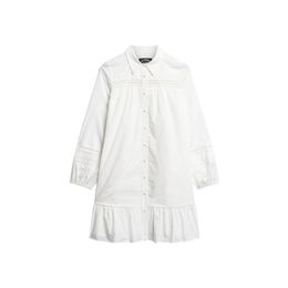 Superdry & Co Kleid Damen Gr&ouml;&szlig;e 42 wei&szlig; Sommerkleid