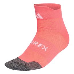 adidas terrex Sportsocken 'Speed' Herren Gr&ouml;&szlig;e 43/45 neonorange / schwarzmeliert / wei&szlig;