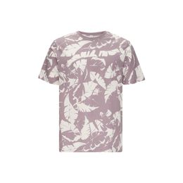 QS T-Shirt Herren Gr&ouml;&szlig;e S lila / wei&szlig;
