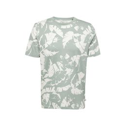 QS Shirt male size S Green / Off white