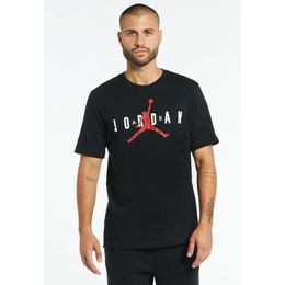 Nike Air Jordan Herren-T-Shirt in Schwarz