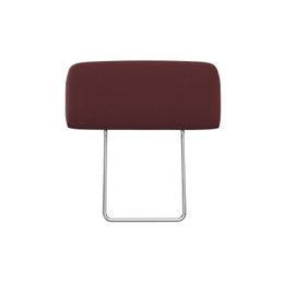 Sit & More Sofa-Kopfst&uuml;tze SIT & MORE, B:52cm H:22cm T:12cm, rot, Holzwerkstoff, Kopfst&uuml;tzen, "Visby", auch erh&auml;ltlich in dem mit Wasser zu reinigendem "Soft