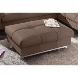 Hocker COTTA, B:100cm H:46cm T:64cm, braun, Leder Advantage (ein abgedecktes Spalt-Rindsleder)Bitte beachten Sie, dass Lederbez&uuml;ge mehr N&auml;hte