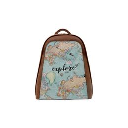 DOGO Damen Tagesrucksack "Tidy Bag Rucksack Explore Damen Backpack", braun, Lederimitat, Rucks&auml;cke