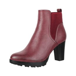 Elara Chelsea Boots Damen Gr&ouml;&szlig;e 41 bordeaux