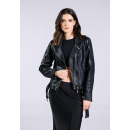 Freaky Nation Damen Lederjacke "Showbiz-FN"schwarz, Gr. L, Oberstoff: 100% Leder. Futter: 100% Baumwolle, Jacken