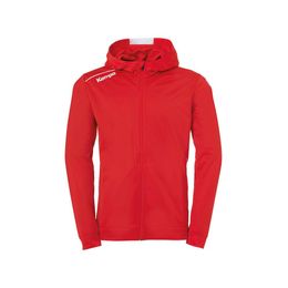 Kempa Trainingsjacke PLAYER HOOD JACKET Kids in rot/wei&szlig; | Gr.: 140