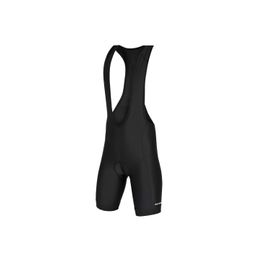 ENDURA Herren Sporthose "ENDURA Bibershort", schwarz, Gr. M, uni, Obermaterial: 90% Polyester PES. 10% Elasthan EL., Hosen, mit Silikonabschluss am
