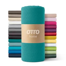 OTTO home Spannbettlaken &raquo;PAPRIKA Microfaser-Jersey, pflegeleicht&laquo; Bettlaken Laken in Jersey Qualit&auml;t, schnelltrocknend blau Microfaser-Jersey, 