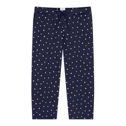 Schiesser Pyjamahose ' Mix Relax ' Damen Gr&ouml;&szlig;e M/L dunkelblau / wei&szlig; Sommerkleid