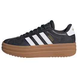 adidas Sportswear Sneakers 'VL Court Bold' female size 40.5/41 Gold / Black / White