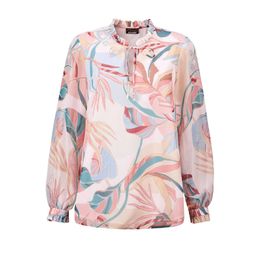 GOLDNER Bluse Damen Gr&ouml;&szlig;e M blau / puder