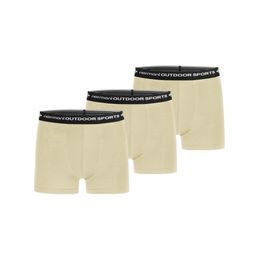 Normani Boxershorts Herren Gr&ouml;&szlig;e XL schwarz / wei&szlig; / wollwei&szlig;