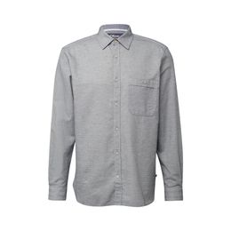 s.Oliver Button Up Shirt male size L marine blue / White