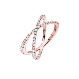 Elli Ring 'Kreuz' female size 54 Rose gold
