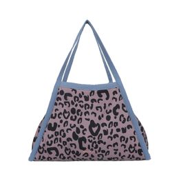 Damen Shopper "Ini Shopper Leo", Fritzi aus Preussen, lila, 100% Polyamid, Taschen, mit Leo-Print