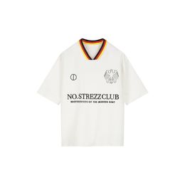 DSTREZZED T-Shirt 'Champ' Herren Gr&ouml;&szlig;e XL gelb / rot / schwarz / offwhite