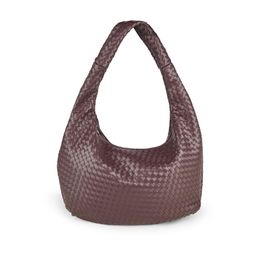 Apple of Eden Tasche 'SARDINIEN' mit hochwertiger Flechtung Damen Gr&ouml;&szlig;e One Size bordeaux