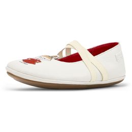 Camper Ballerina M&auml;dchen Gr&ouml;&szlig;e 25 gelb / rot / wei&szlig;