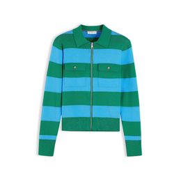 Tommy Hilfiger Strickjacke Damen Gr&ouml;&szlig;e M hellblau / gr&uuml;n
