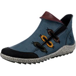 Rieker Booties female size 38 Navy / Smoke blue / Brown / Saffron / Blood red