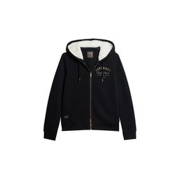 Superdry & Co Zip-Up Hoodie female size M Black / White