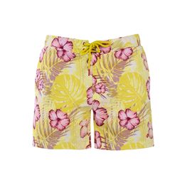 Frozen Cape Badeshorts RIBERA mit integrierter Kompressionsshort Herren Gr&ouml;&szlig;e L gelb