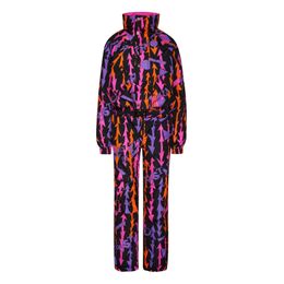 Elho Sportanzug 'Andermatt 89 II' Damen Gr&ouml;&szlig;e XL dunkellila / dunkelorange / magenta / schwarz