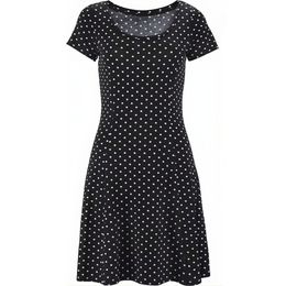 Hiccup Kleid Damen Gr&ouml;&szlig;e 42 schwarz / wei&szlig; Sommerkleid
