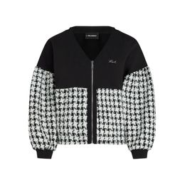 K by KARL LAGERFELD Karl Lagerfeld Jacke Damen Gr&ouml;&szlig;e L schwarz / wei&szlig; Sommerjacke