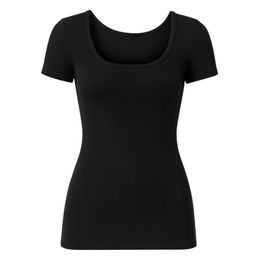 Fashionshowcase Top 'SQUAREFORM' Damen Gr&ouml;&szlig;e XL schwarz