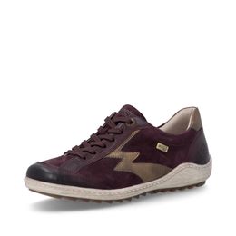 Remonte Sportlicher Schn&uuml;rschuh Damen Gr&ouml;&szlig;e 45 braun / rot Sommerschuhe