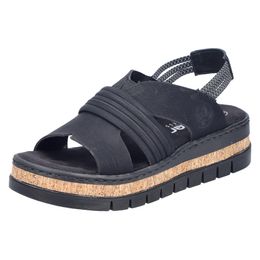 Rieker Sandale Damen Gr&ouml;&szlig;e 40 schwarz