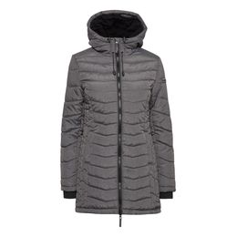 oxmo Jacke 'NELLY' Damen Gr&ouml;&szlig;e L rauchgrau / schwarz