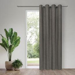 GERSTER Vorhang &raquo;Ranka&laquo; &Ouml;sen 1 Stk. tlg. Verdunkelnder &Ouml;senschal "Ranka" grau Wirkware, Polyester 245cm, &Ouml;sen, 140cm