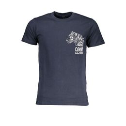 Cavalli Class Tigerkopf T-Shirt Kurzarm Rundhalsausschnitt