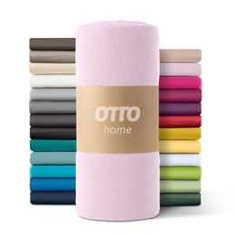Spannbettlaken OTTO HOME, B:200cm L:200cm, rosa, Microfaser-Jersey, Obermaterial: 100% Polyester, Bettlaken, "PAPRIKA Microfaser-Jersey,