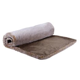 Petlando Kuscheldecke Alaska braun M - 90 x 65 cm