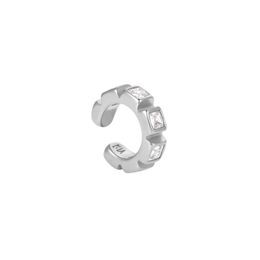 Yparis Ohrringe 'Ear cuff Loki L G' Damen Gr&ouml;&szlig;e 2.5 cm x 2.5 cm silber