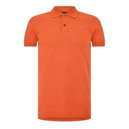 BOSS - "Firenze" Poloshirt f&uuml;r Herren, Baumwolle (Dunkel-Orange)