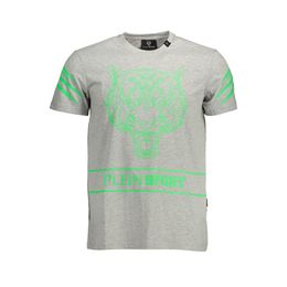 Plein Sport Tigerkopf Grafik T-Shirt