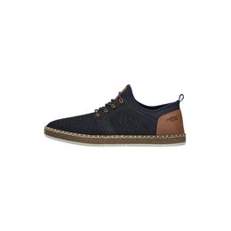 Rieker Morelia Low-Top-Sneaker aus Leder Blau | Gr.: 44