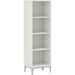Paidi Standregal &raquo;CUTIE LEA in Wei&szlig; mit 4 F&auml;chern, offenes Regal&laquo; B/H/T ca. 48/160/38cm, Off-White, praktischer Stauraum f&uuml;r jeden Raum &ndash; 