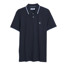 Original Penguin - Poloshirt f&uuml;r Herren, Regul&auml;r, kurz&auml;rmlig (Dunkel Saphirblau)